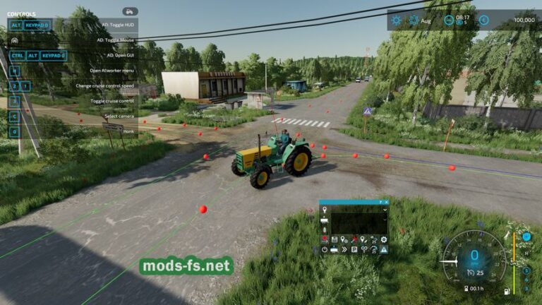 Мод на Курсплей (CoursePlay 7.1.1.6) для Farming Simulator 22 | mods-fs.net
